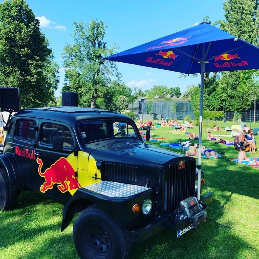 RED BULL „party auto“ – Kúpalisko Rumanová